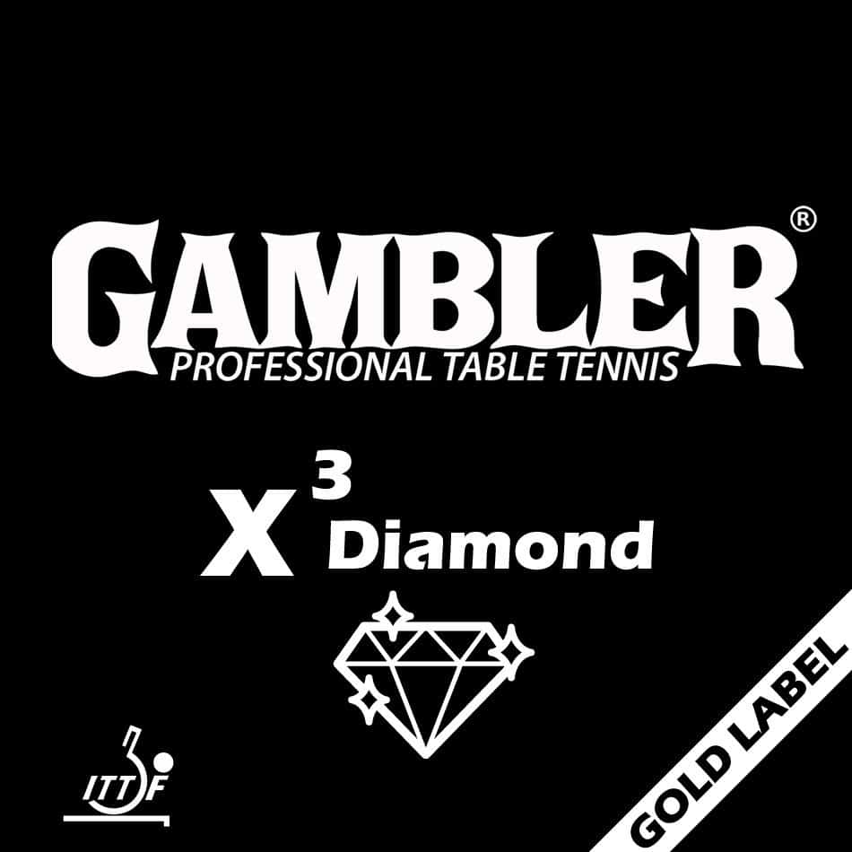Gambler X3 Diamond Gold Label ⋆ Gambler Table Tennis